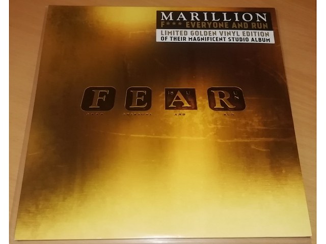 Marillion ‎– FEAR (Fuck Everyone And Run), (2 Gold LP)