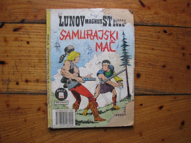 LUNOV MAGNUS STRIP 770 SAMURAJSKI MAČ