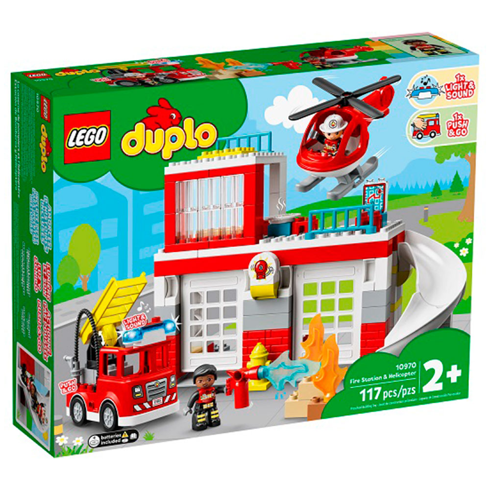 LEGO DUPLO Vatrogasna stanica i helikopter