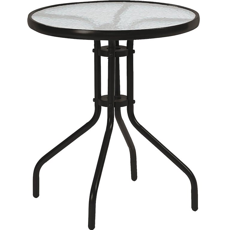 Bistro sto D60x70 cm crni metal