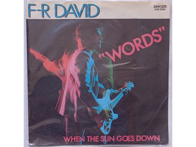 F. R.  DAVID  -  WORDS