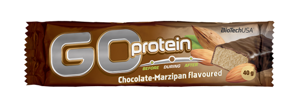 BioTech USA Go Protein Bar 40g Čokolada/Marcipan