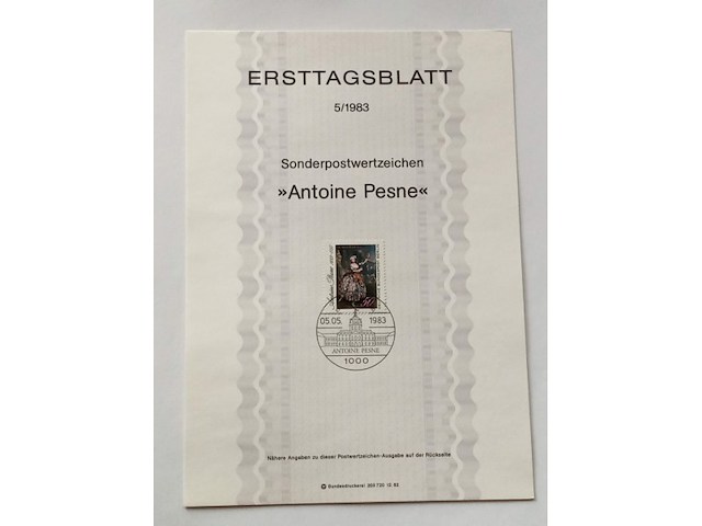 ETB Nemačka  - Antoine Pesne - 1983.g