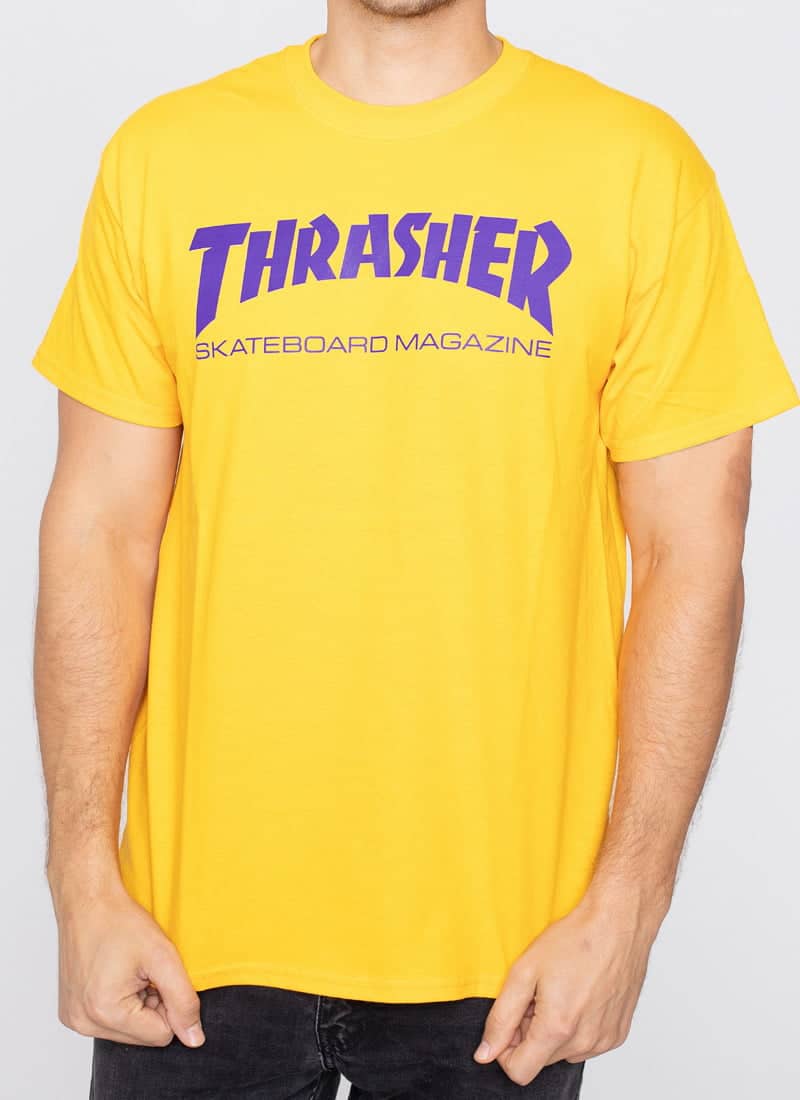 Thrasher – Skate Mag Gold Purple