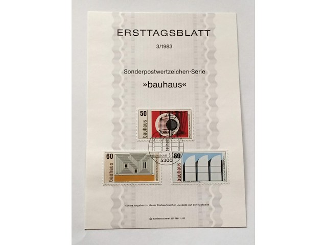 ETB Nemačka  - Bauhaus - 1983.g