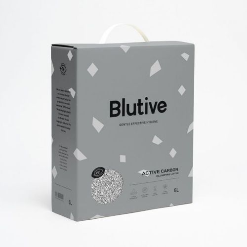 Blutive Active Carbon Grey G180, pesak za mačke 6l