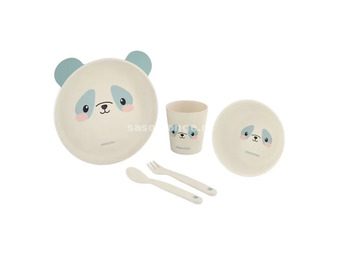 Kikka Boo Baby set za jelo panda plavi