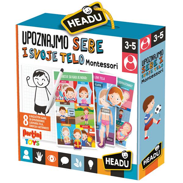 HEADU - Montesori igra Upoznajmo sebe i svoje telo