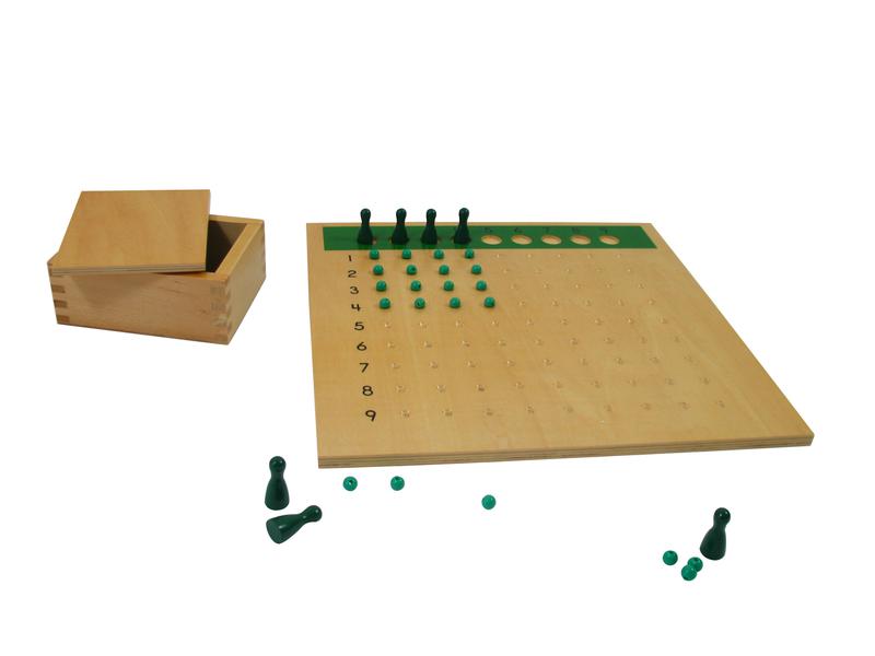 Montessori Montesori Abakus ploča računaljka sa kuglicom i piunima