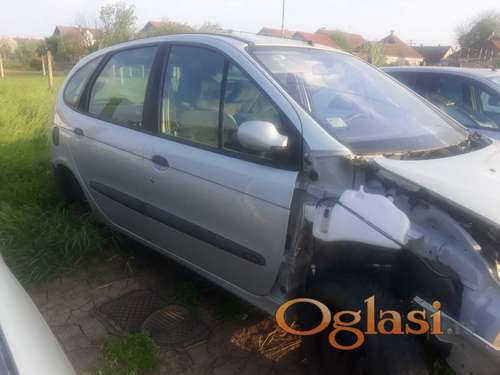 Razni polovni delovi za Renault Scenik 1,6 benzin 16v i 1,9 dci