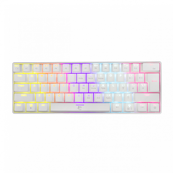 Tastatura Shinobi White US WhiteShark 6087