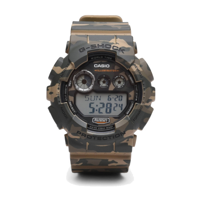 Muški g shock casio multifunkcionalni military camouflage sportski analogno digitalni ručni sat ( gd-120cm-5 )