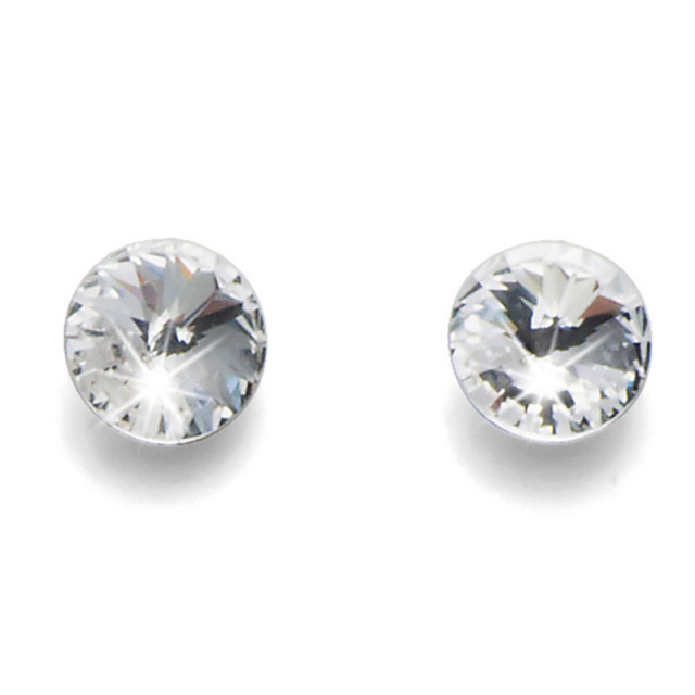 Ženske oliver weber fine cut mini crystal mindjuše sa swarovski belim kristalom ( 21013 )