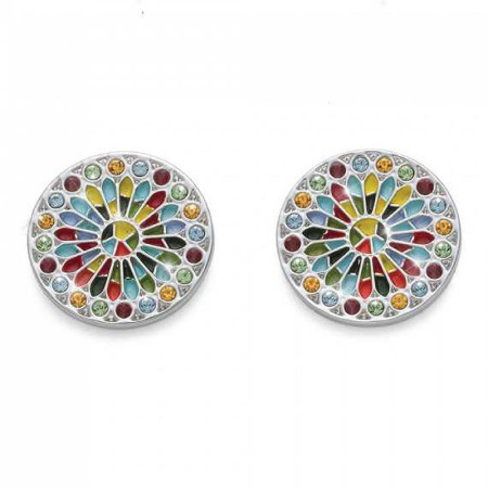 Ženske oliver weber vida multicolor mindjuše sa swarovski kristalima ( 22870 )