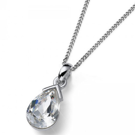 Ženski oliver weber boost crystal lančić sa swarovski belim kristalom ( 12157.001 )