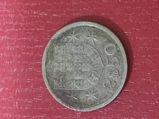 2,5 ESCUDOS 1964.