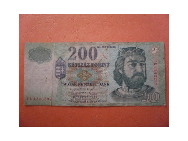 MAĐARSKA - 200 FORINT 1998.