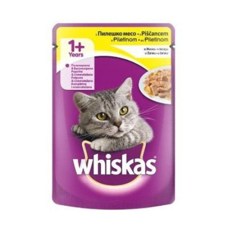 Whiskas kesa piletina u zeleu100g ( 00058 )