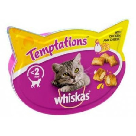 Whiskas temptations piletina i sir, 60g ( 04153 )