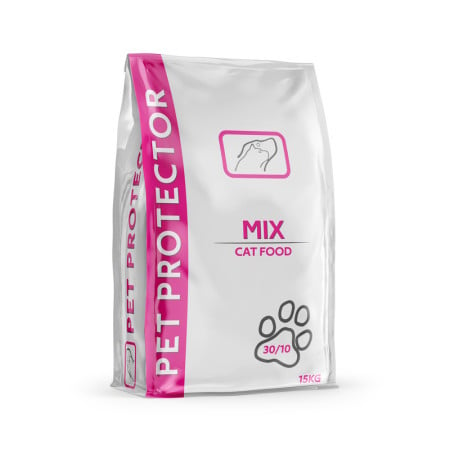 Petprotector cat mix 10 kg -sarena granula-mace ( 04447 )