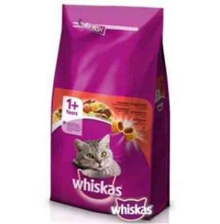 Whiskas brik,adult govedina,sargar,krok.14kg ( 00039 )