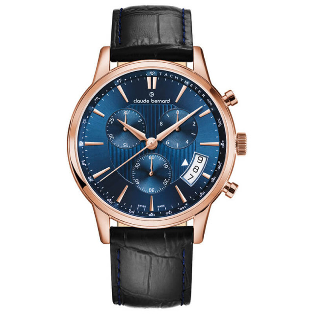 Muški claude bernard classic chronograph ručni sat ( 01002 37r buir )