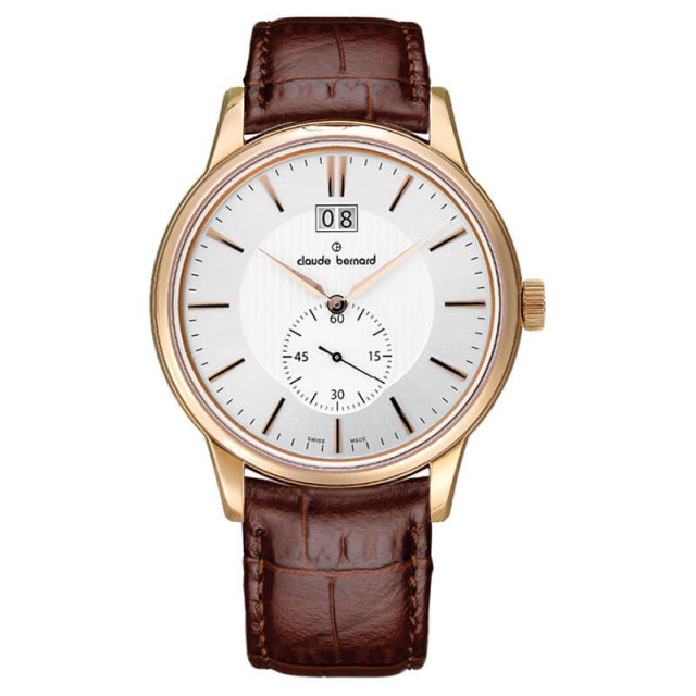 Muški claude bernard classic big date second ručni sat ( 64005 37r air )