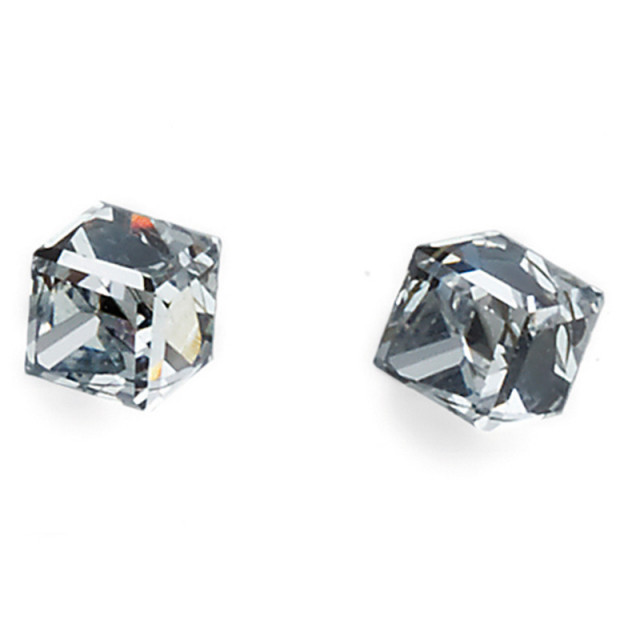 Ženske oliver weber cube small crystal mindjuše sa swarovski sivim kristalom ( 21015.001 )