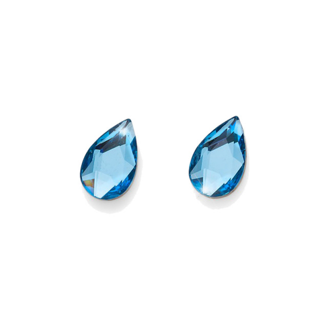 Ženske oliver weber goccina aqua mindjuše sa swarovski plavim kristalom ( 22796r.202 )