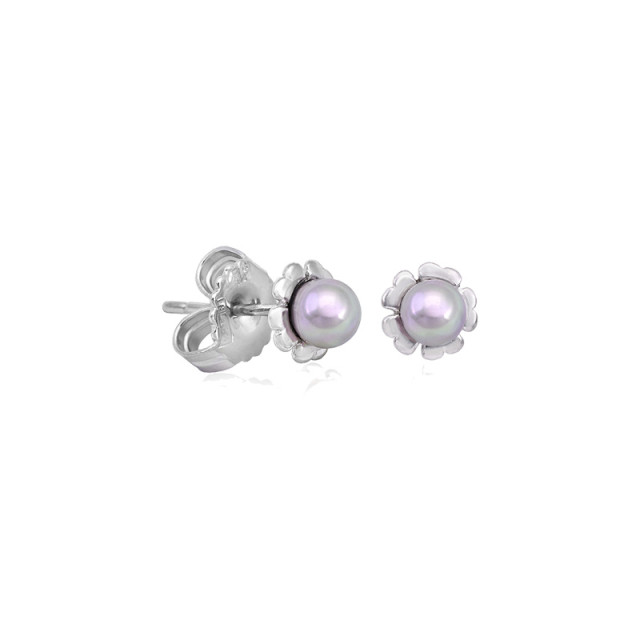 Ženske majorica cies pink pearl stud nuage biserne srebrne mindjuše 4 mm ( 16286.06.2 000.010.1 )