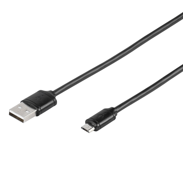 Vivanco Kabl USB A/microB 1m Black