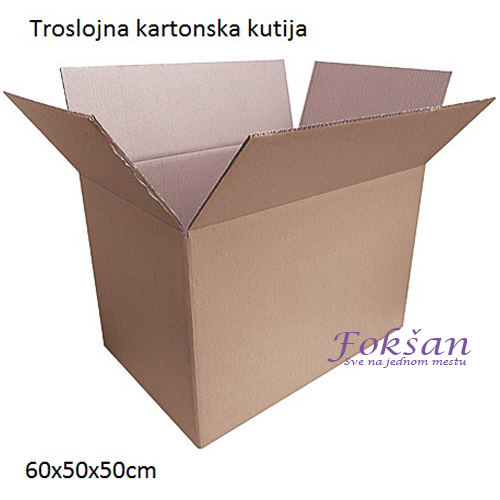 Kartonska kutija – troslojna 60x50x50cm