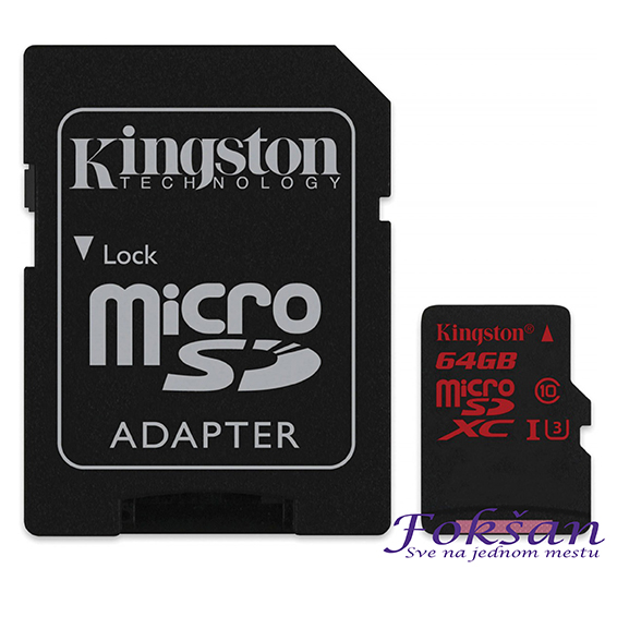 Memorijska kartica – KINGSTON MICRO SD 64GB, SDCS2/64GBSP