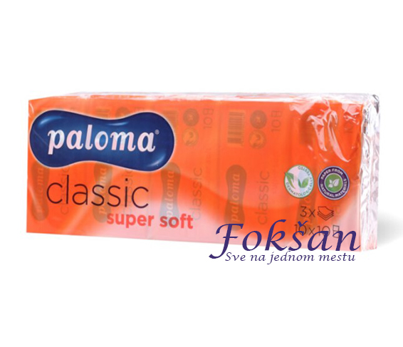 Paloma Papirne maramice Classic Soft 10/1