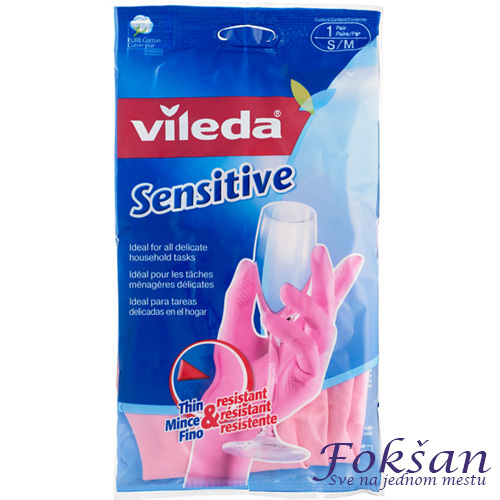 Gumene rukavice Vileda sensitive