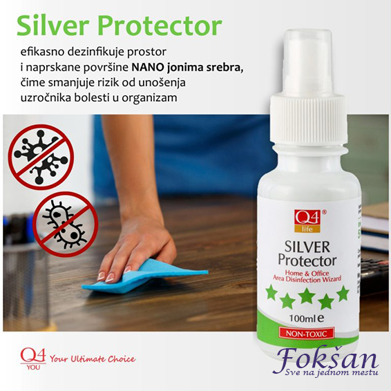 Sprej za dezinfekciju prostora (100 ml) – Silver protector sprej