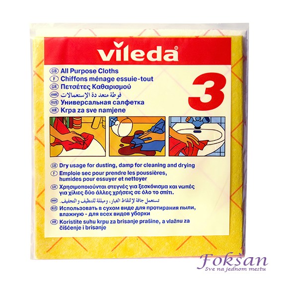 Vileda višenamenska krpa 3/1