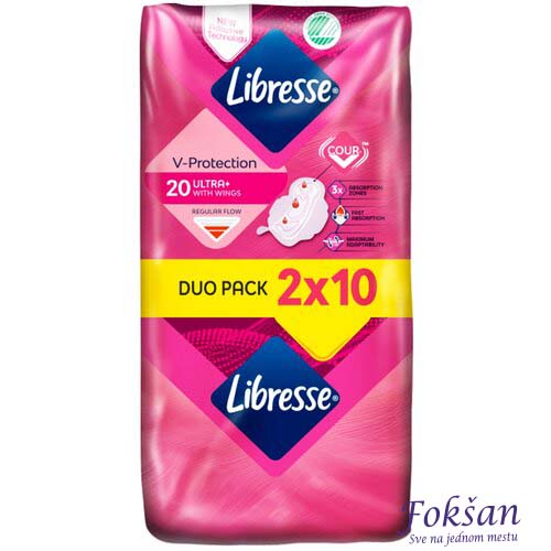 Higijenski ulošci Libresse Duo 2×10