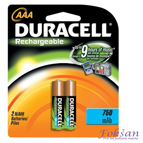 Baterija Duracell AAA LR3 punjiva 1/1