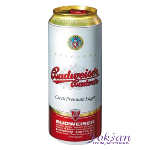 Budweiser pivo 0,5 limenka