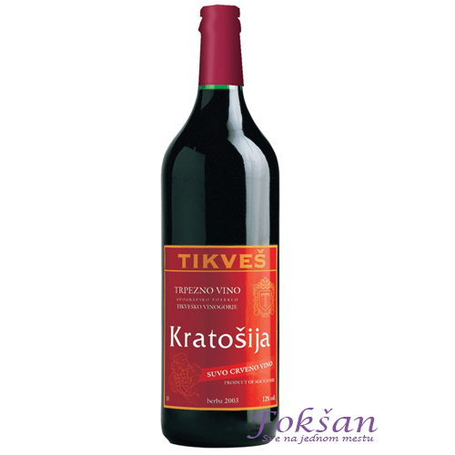 Crno vino Kratošija 1l