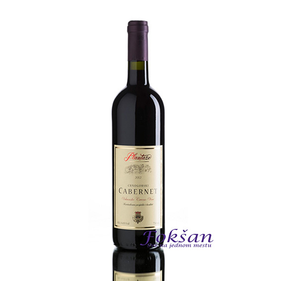 Crno vino PLANTAŽE Cabernet 0,75l