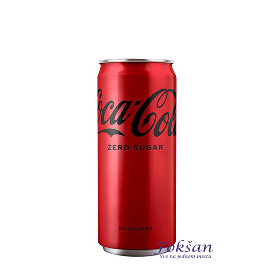 Coca Cola zero 0,33l limenka