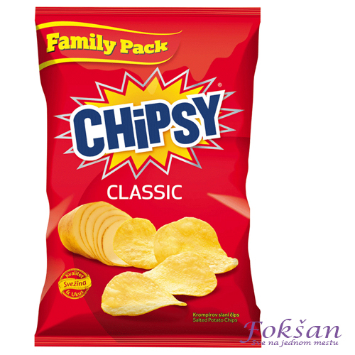 Chipsy čips slani 150g