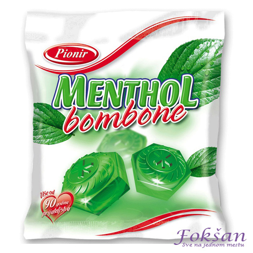 Bombone mentol zelene Pionir 100g