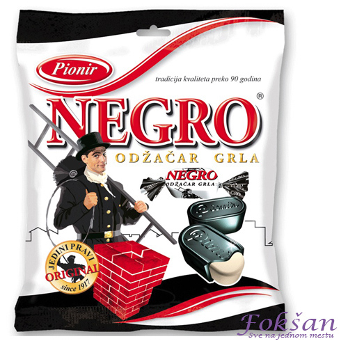 Bombone Negro Pionir 100g