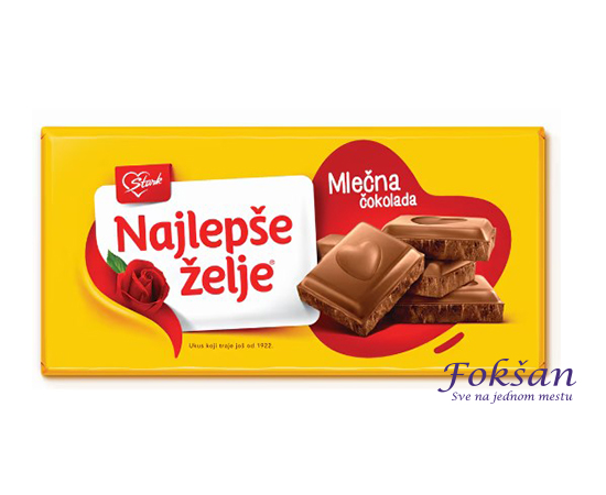 Čokolada Najlepše želje mlečna 200g