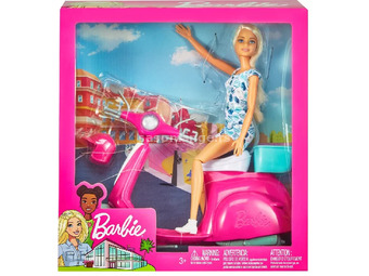 Barbie lutka set sa vespom