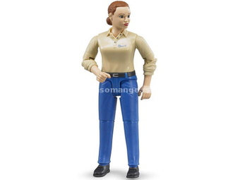 Figura žena plavi jeans Bruder 604080