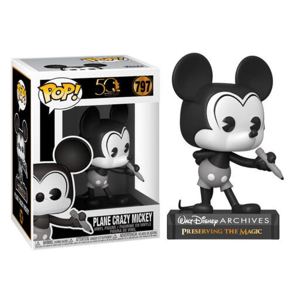 Disney POP! Vinyl Plane Crazy Mickey